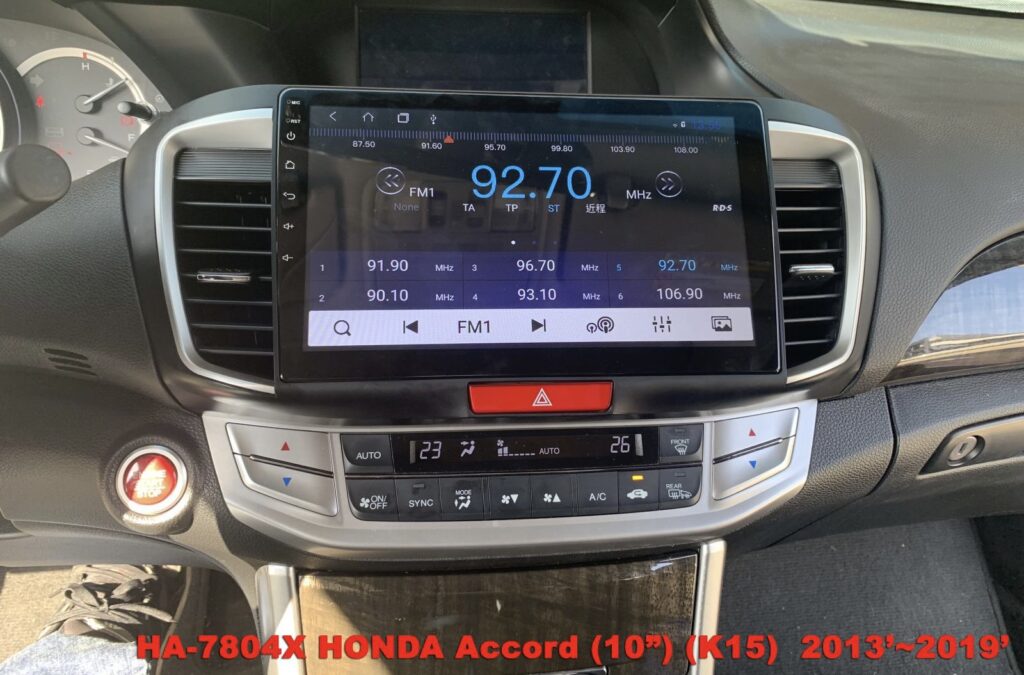 Car Android Panel for HONDA Accord 9 generations (K15) (10″) (2013 ...