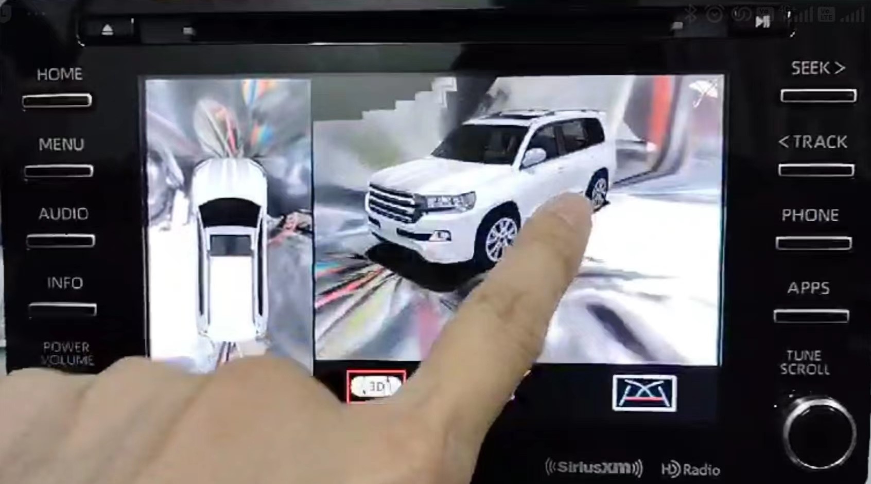 3D AVM System For Toyota 2022y~ Land cruiser LC300 Surround View Camera ...